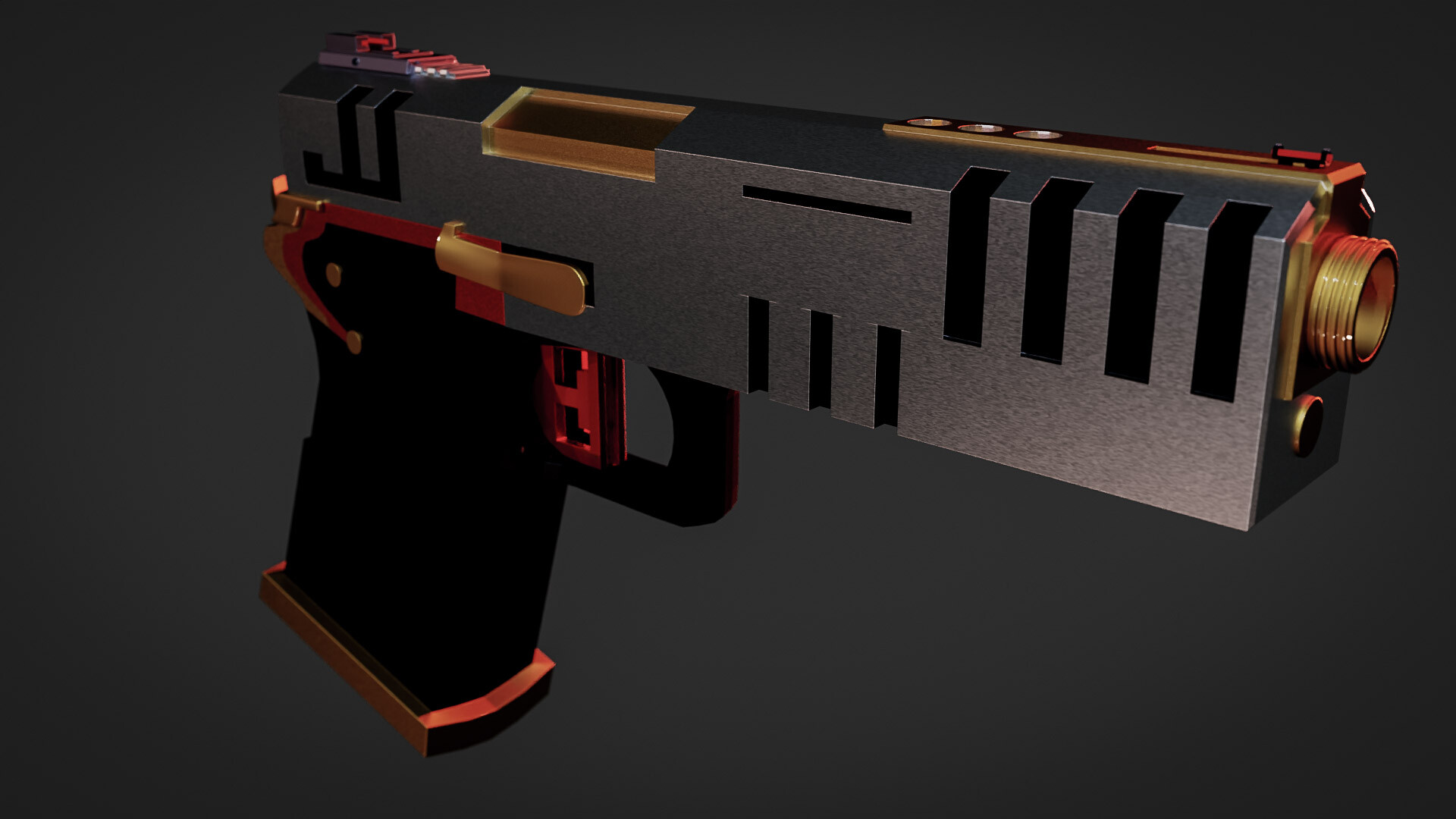 ArtStation - Hi-Capa My first Gun