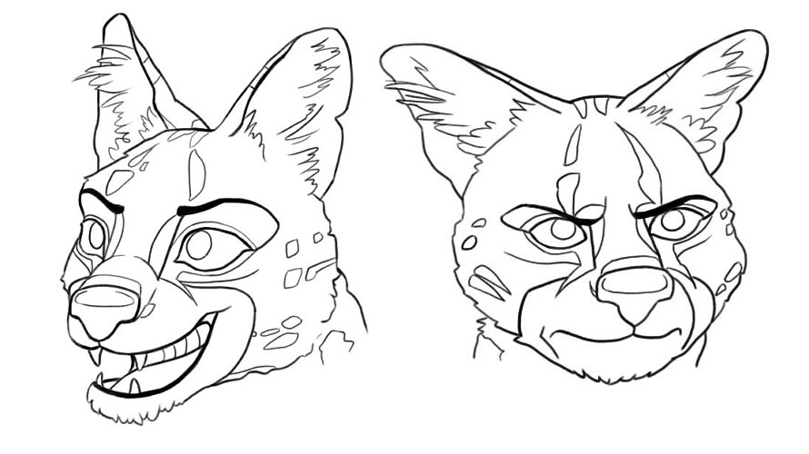 ArtStation - Serval Expression Concept Art