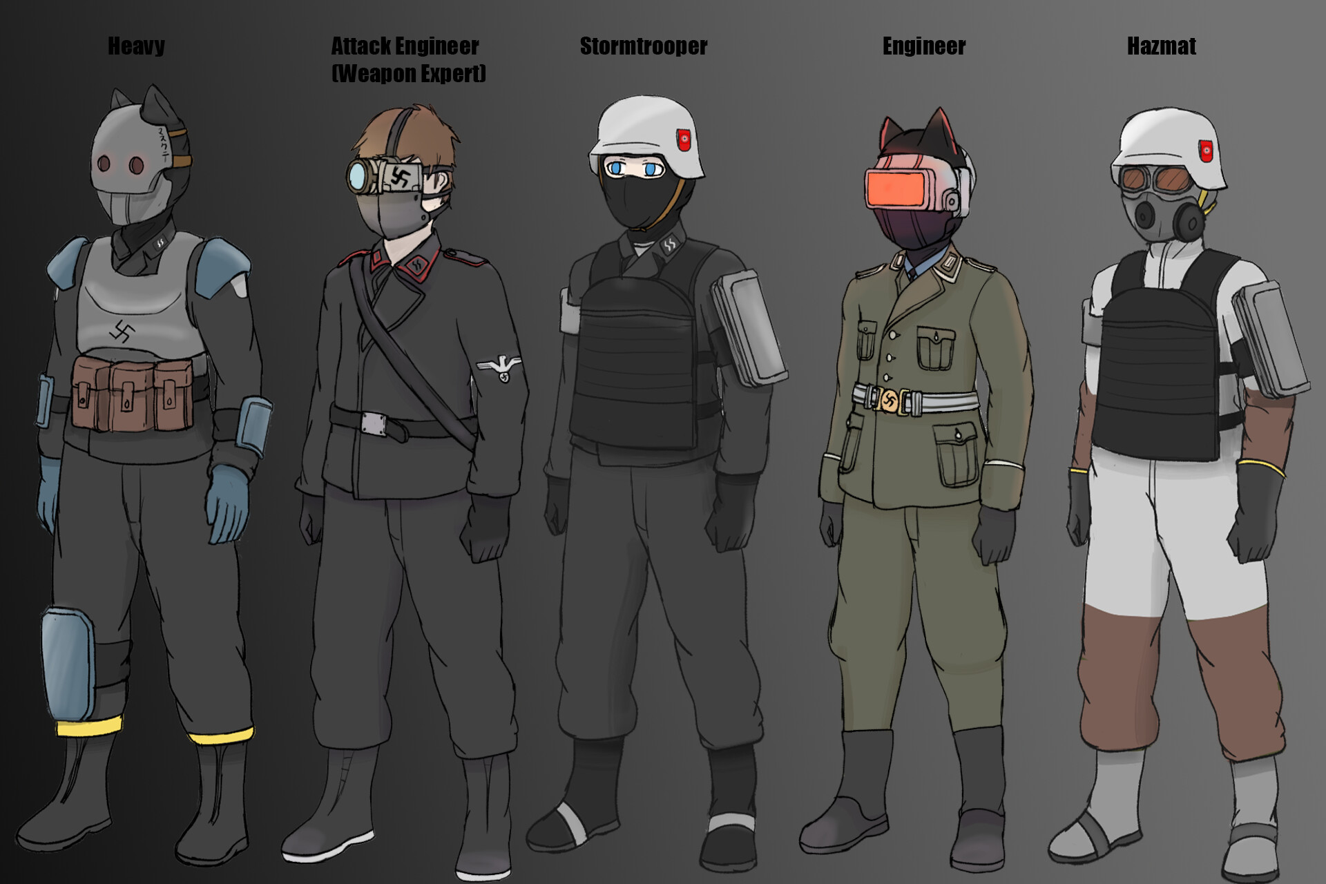 ArtStation - Reich soldiers