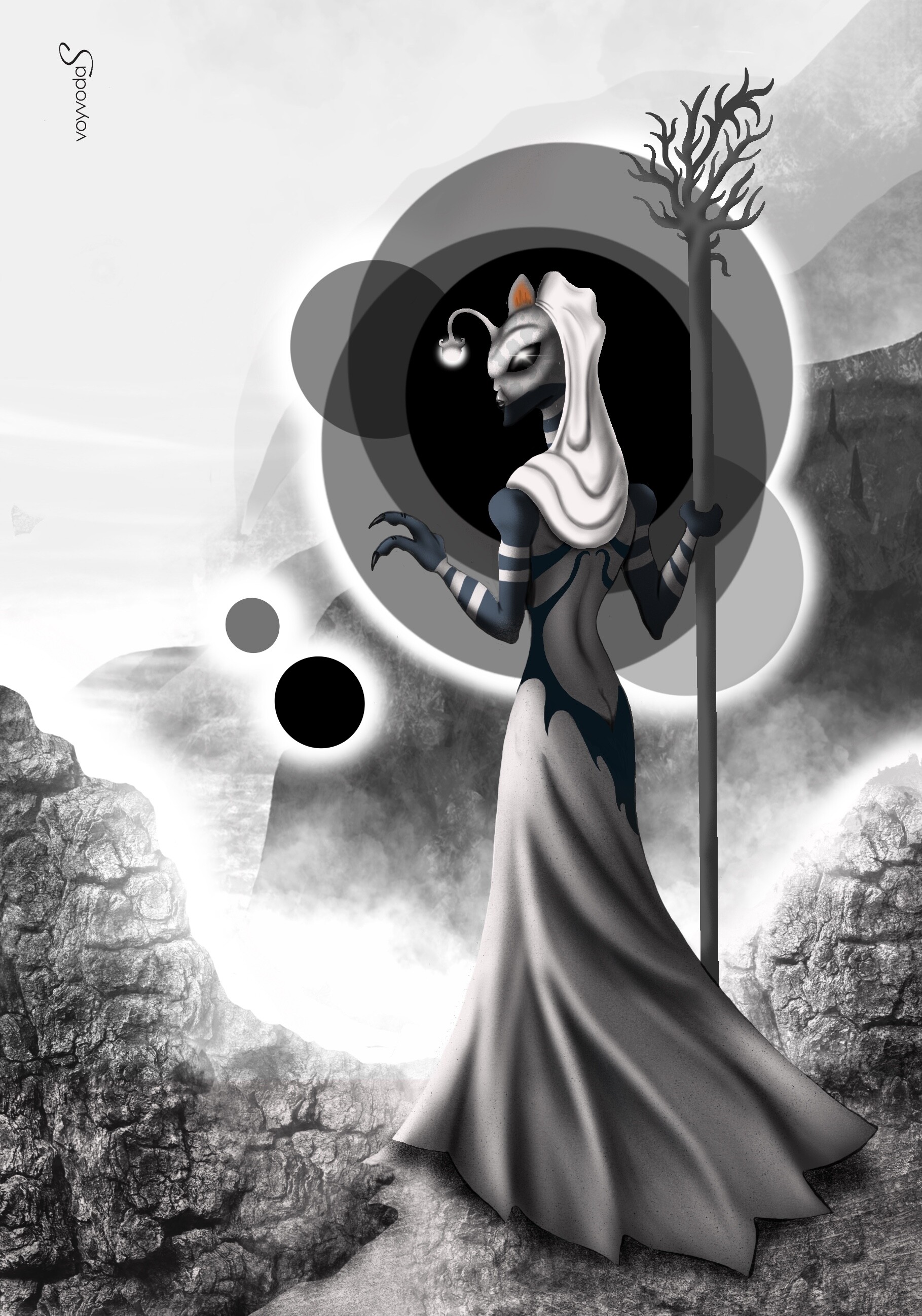 ArtStation - Alien Priestess.