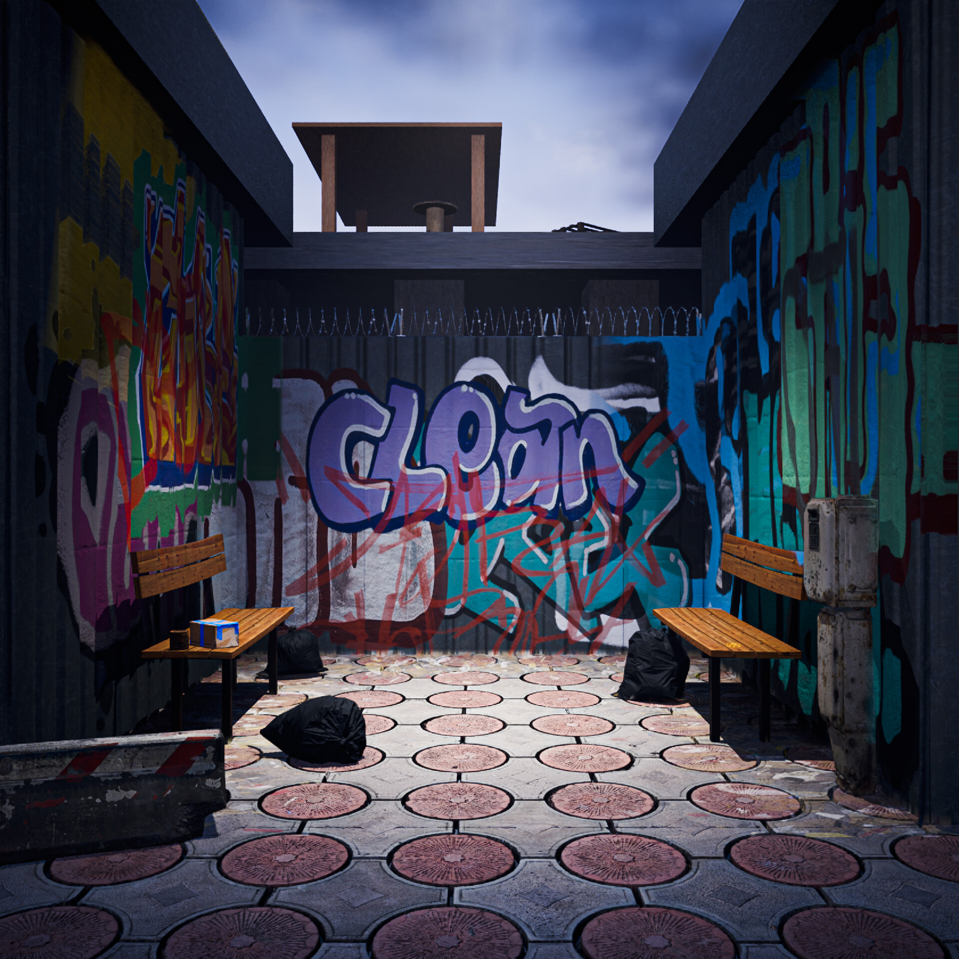 ArtStation - Funky Alley [UE5]
