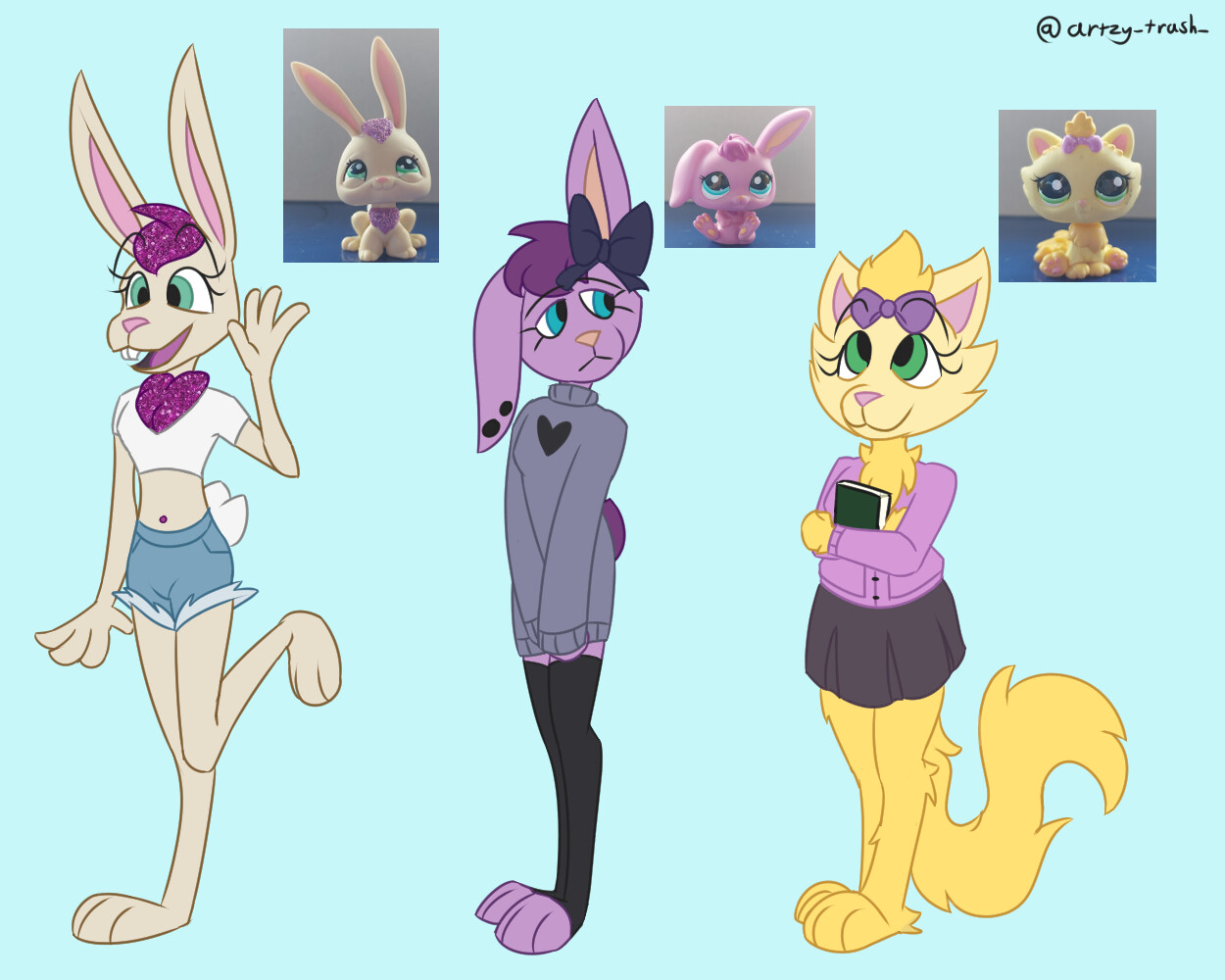 ArtStation - LPS Inspired Character Designs