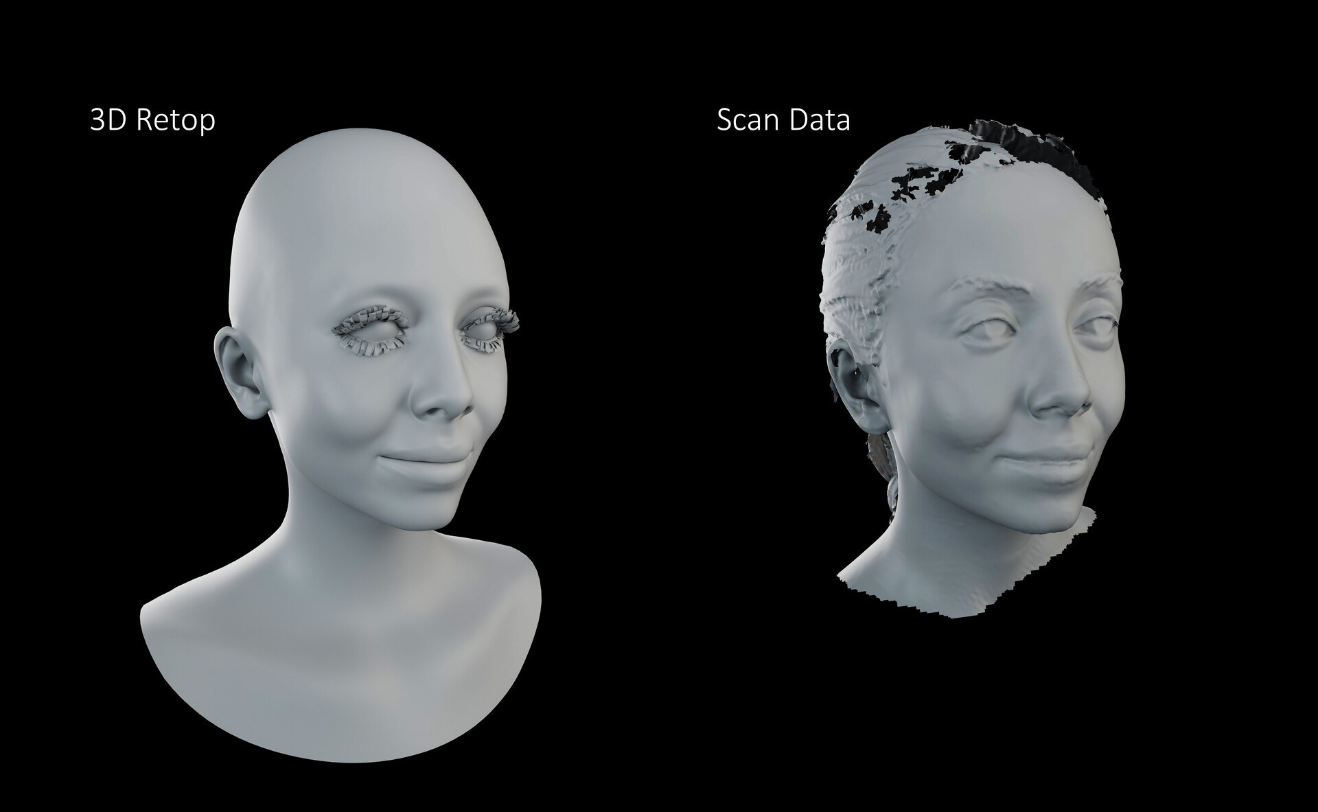 3d female scan sasha 001 model