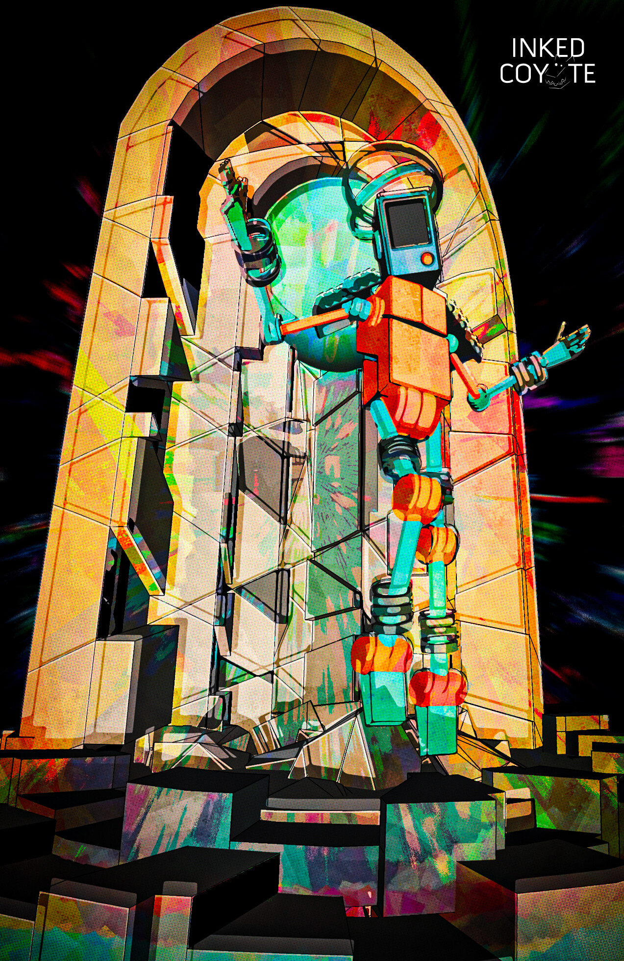 ArtStation - Data GOD GLITCH