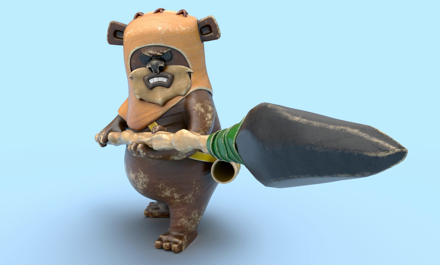 ArtStation - Ewok 01. Virtual toy