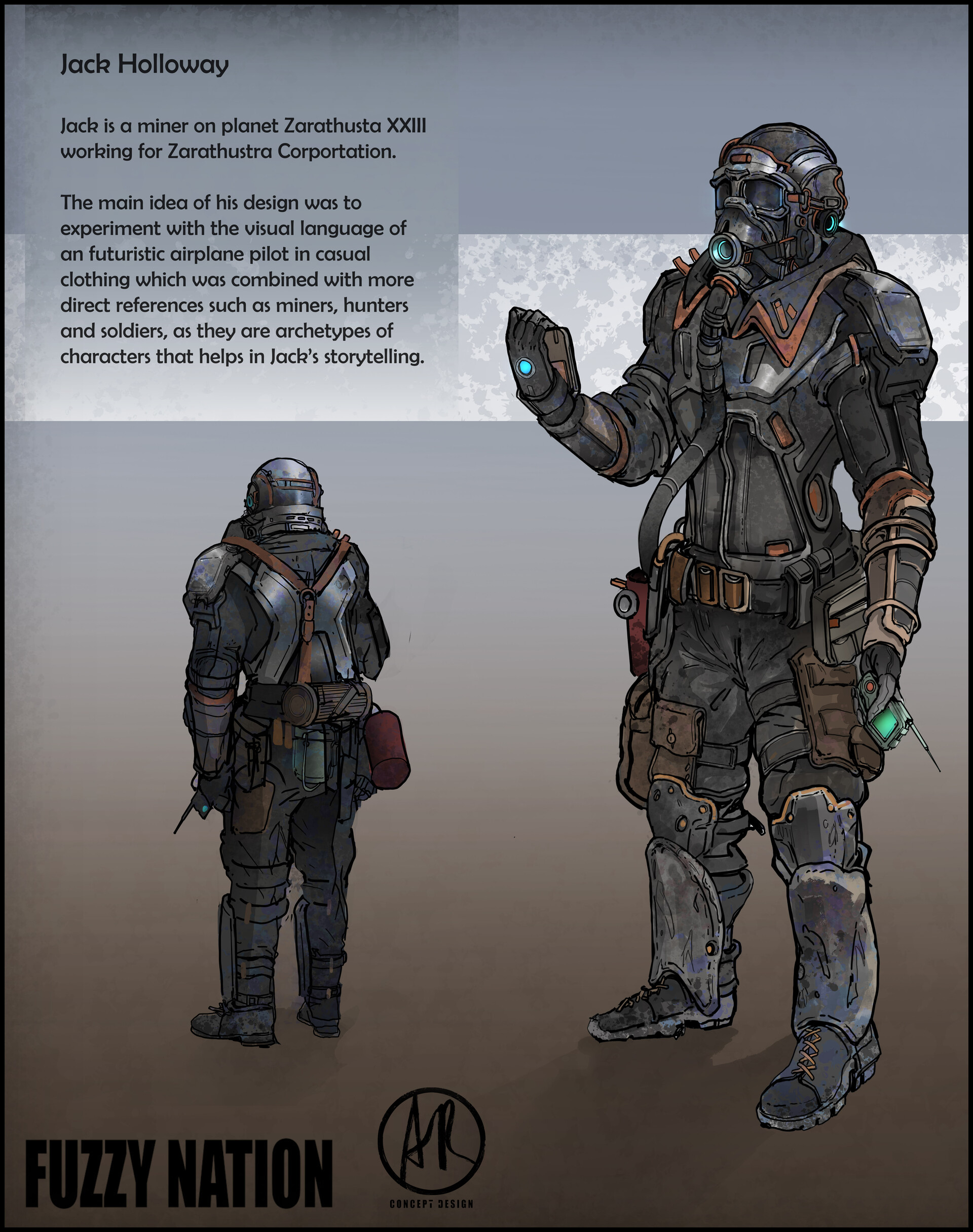 ArtStation - Jack Holloway Concept Art - Fuzzy Nation