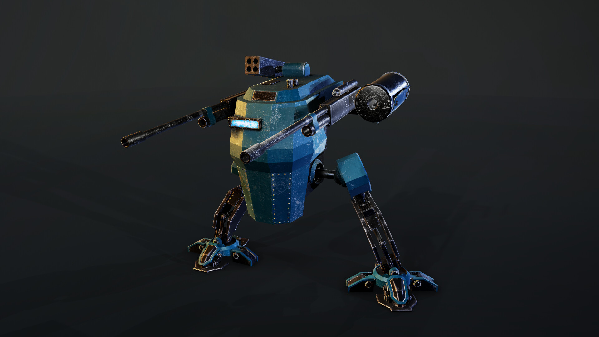 ArtStation - Mini battle robot