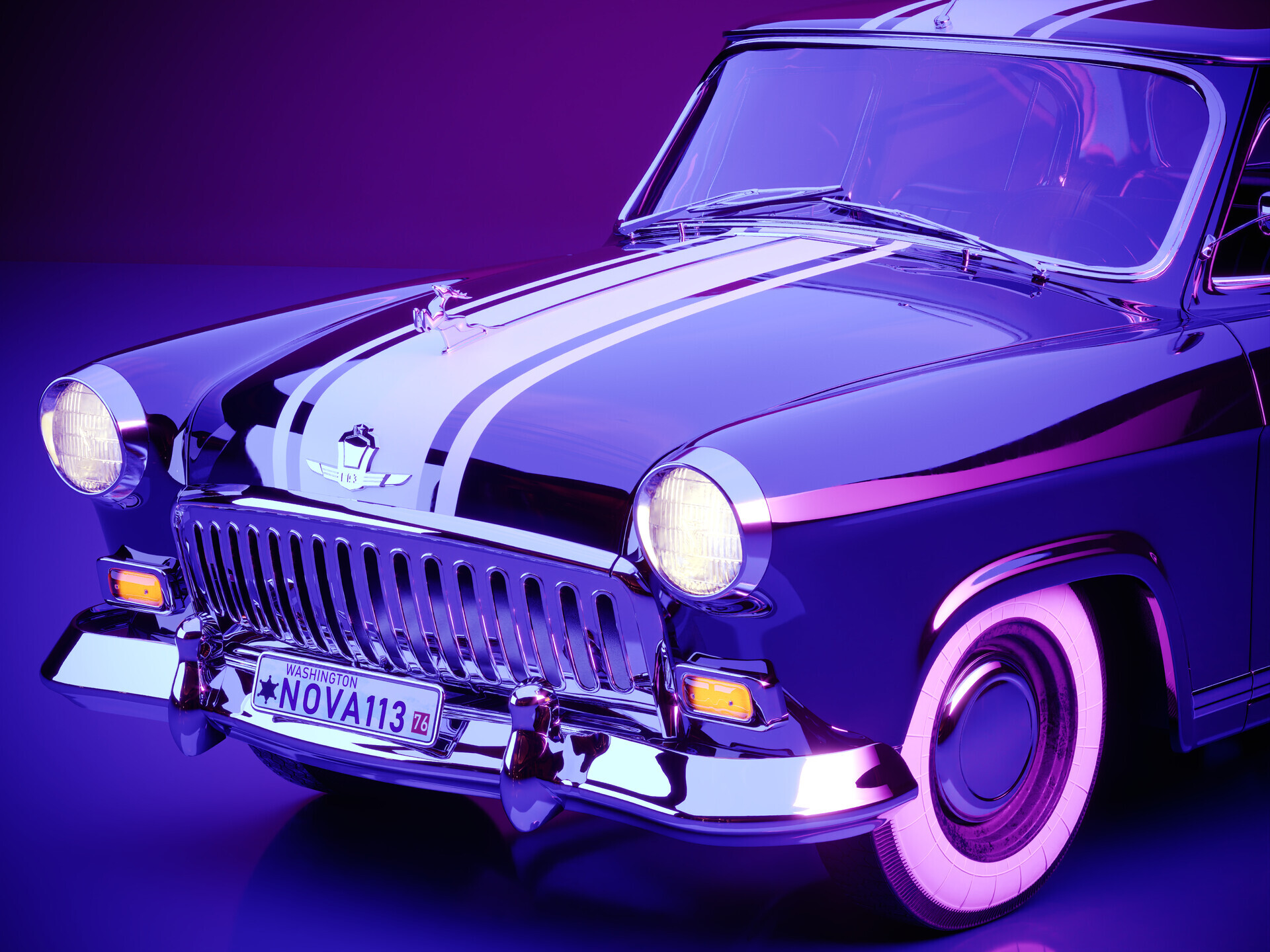 ArtStation - Vintage Automotive - Retro Stylized Lighting