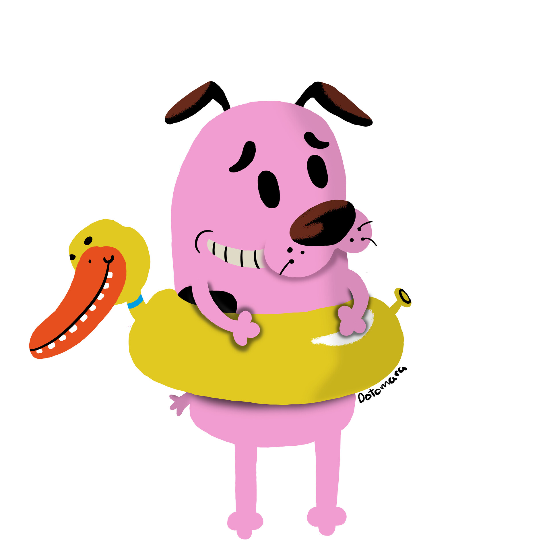 ArtStation - Courage the Cowardly Dog