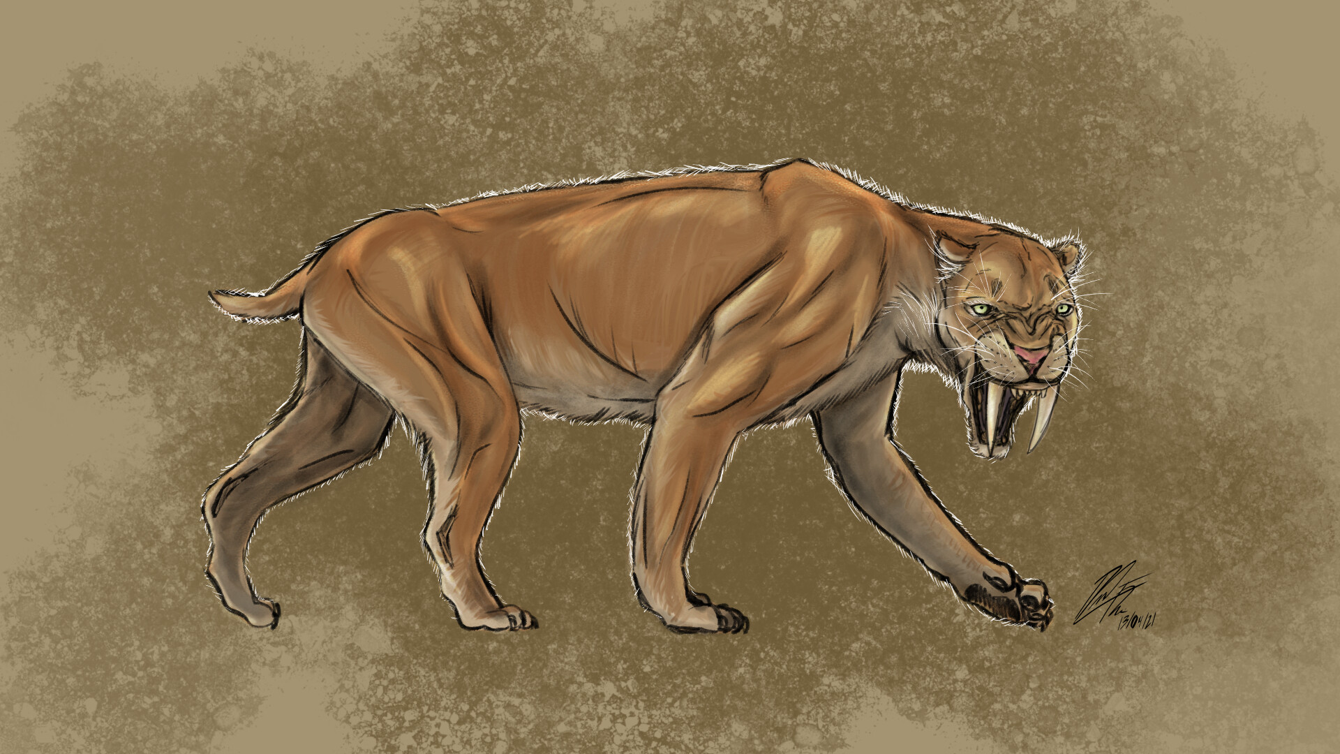 ArtStation - Sabertooth Full body