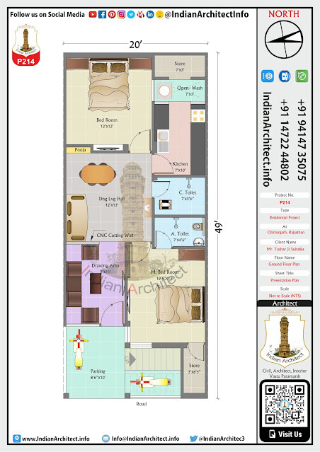 ArtStation - P214 Mr. Tushar Ji Suhalka @ Chittorgarh, Rajasthan ( 1000sqft )