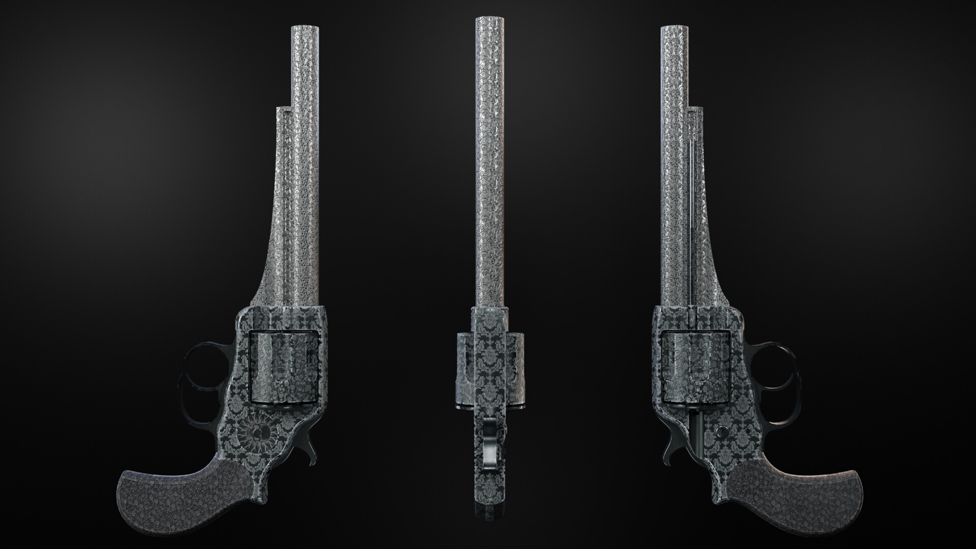 Kshitiz Chandra - M500 Gun 3d MODEL