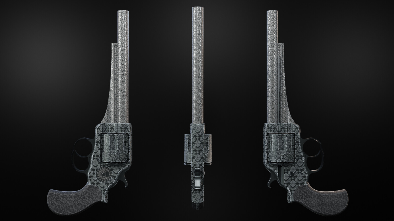 Kshitiz Chandra - M500 Gun 3d MODEL