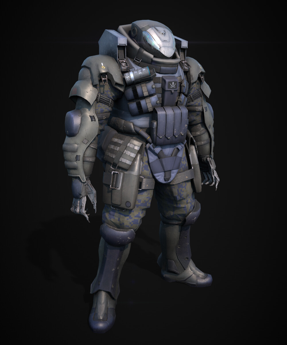 ArtStation - EVA Heavy Battlesuit