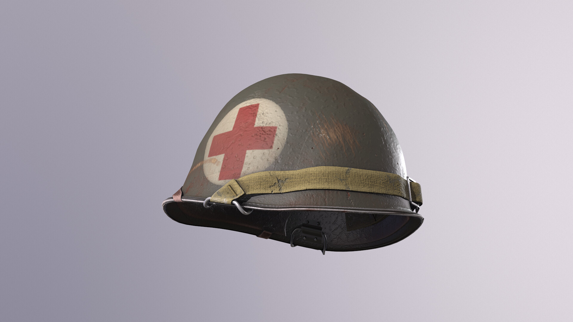 ArtStation - WW2 Medic Helmet