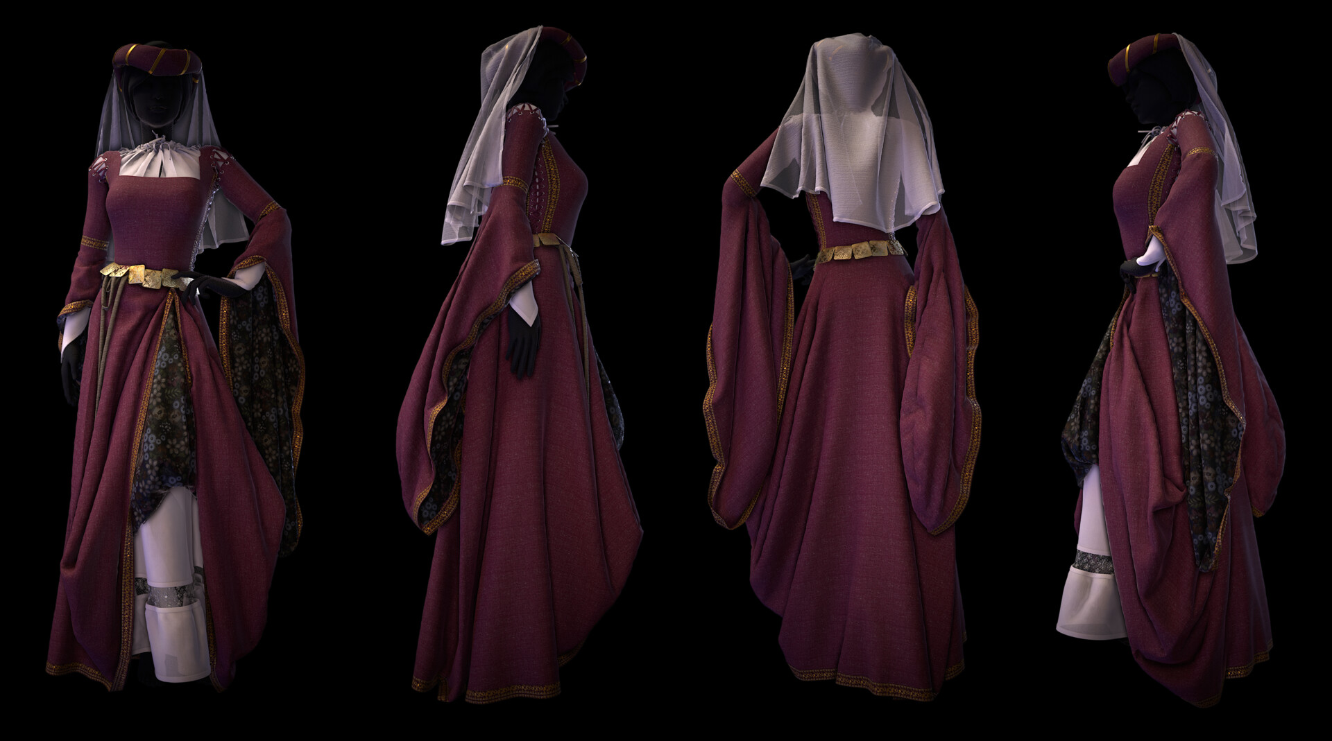 Manon Devaux - Middle age dress