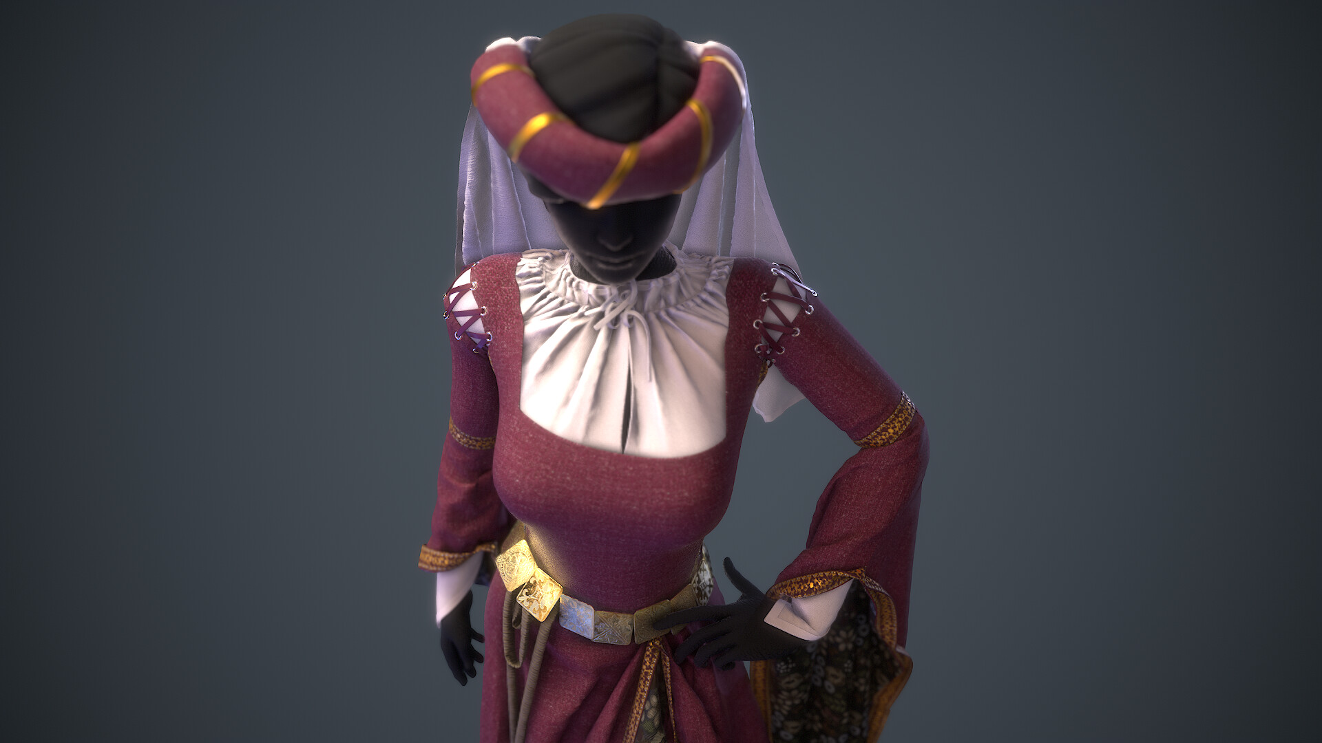 Manon Devaux - Middle age dress