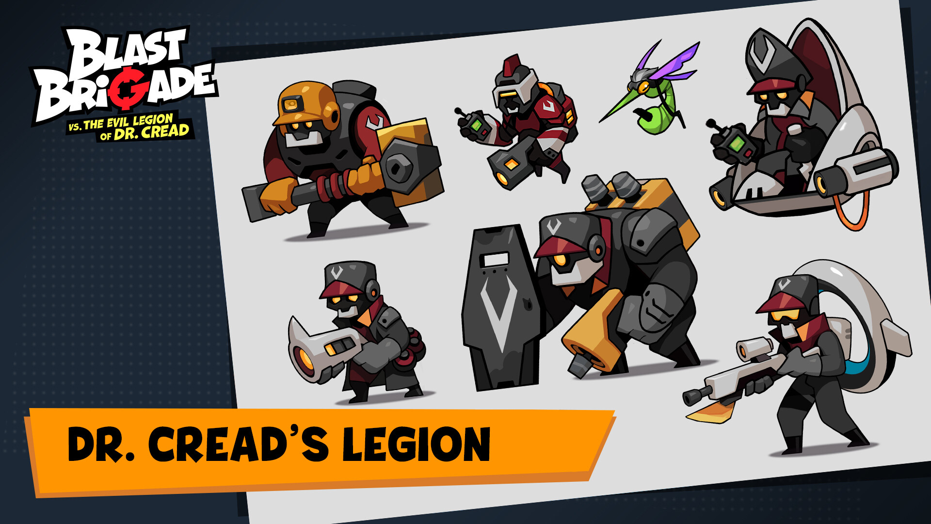 ArtStation - Blast Brigade: Dr. Cread's legion
