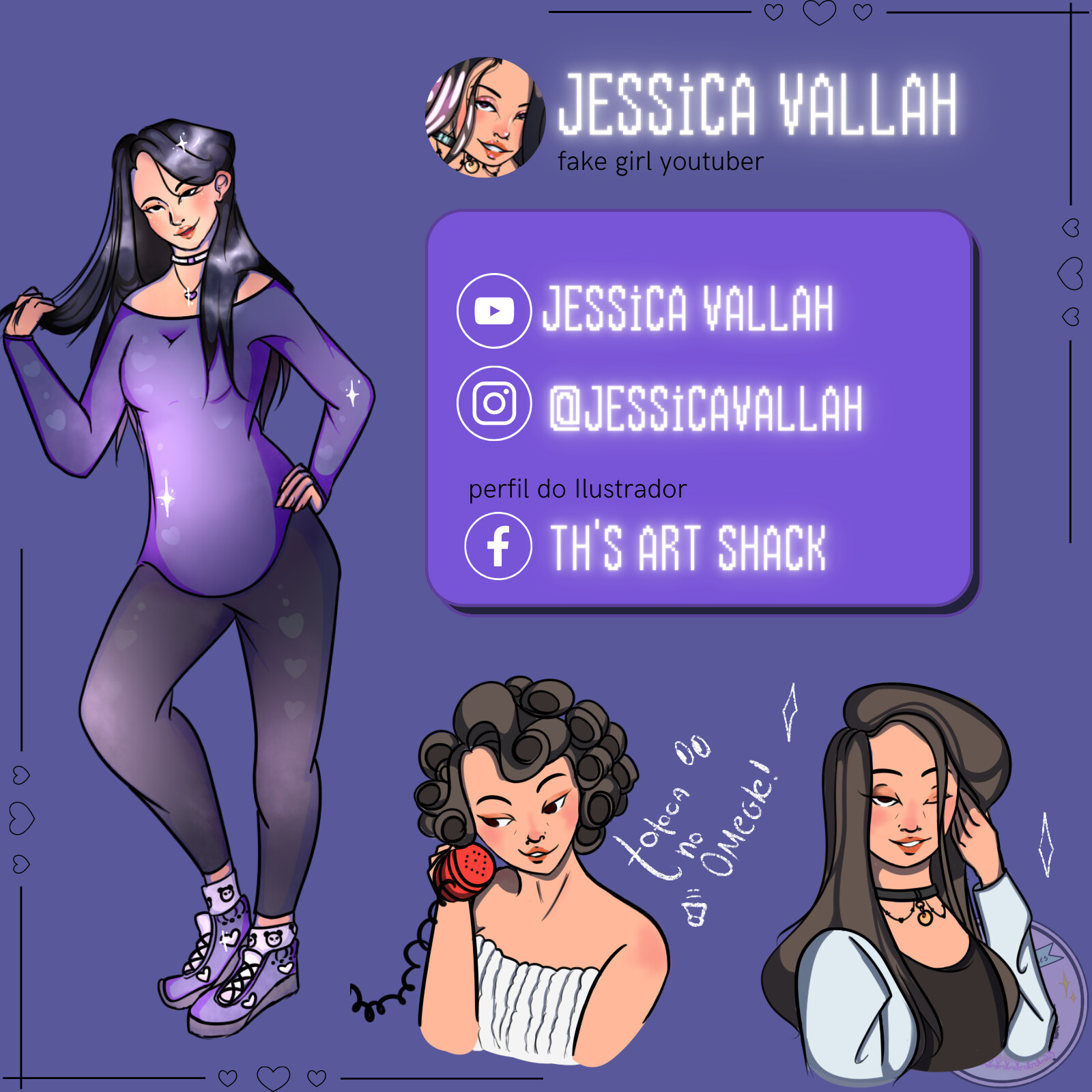 ArtStation - (Commission Content) Jessica Vallah's character conception