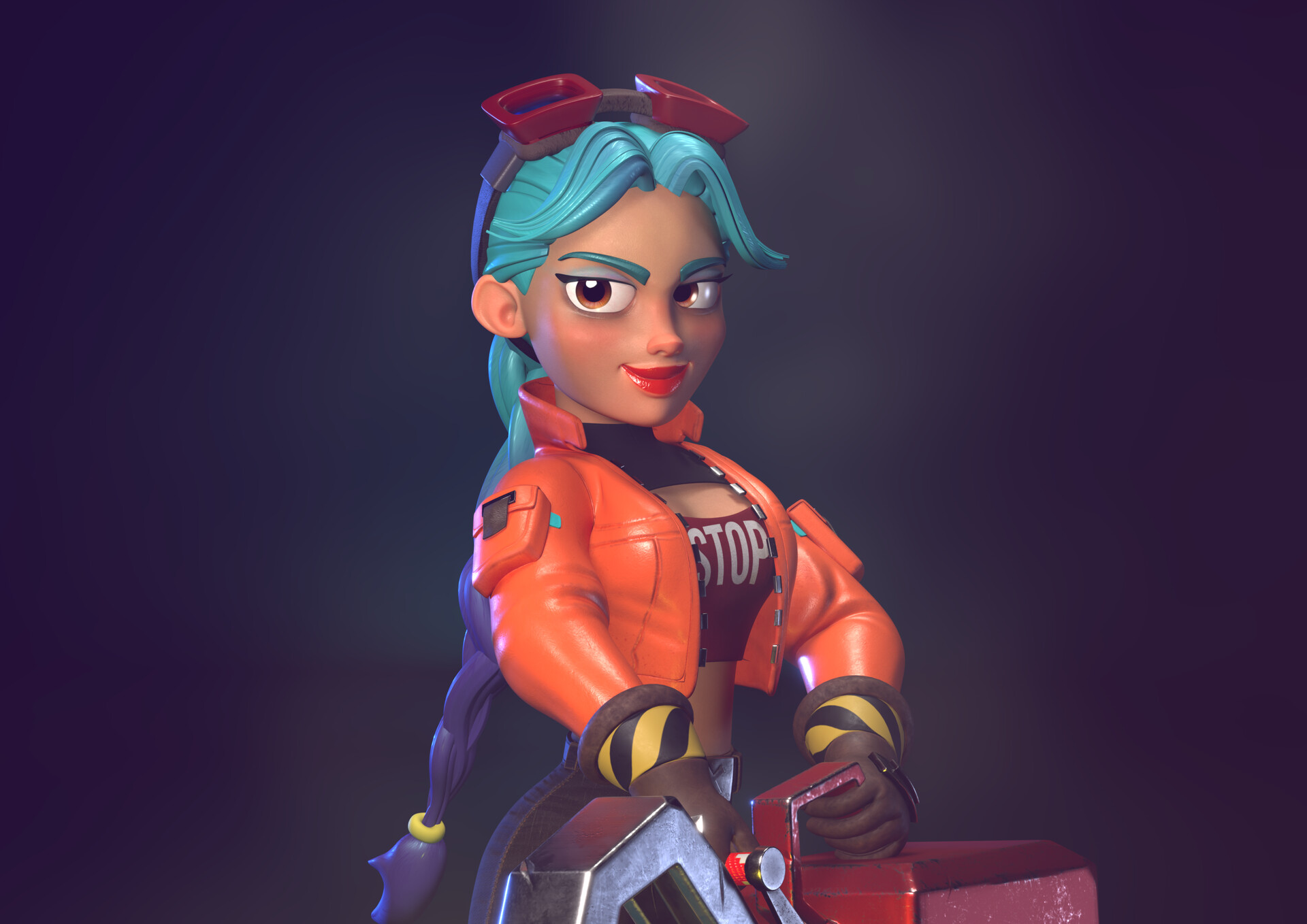 ArtStation - Freya the engineer