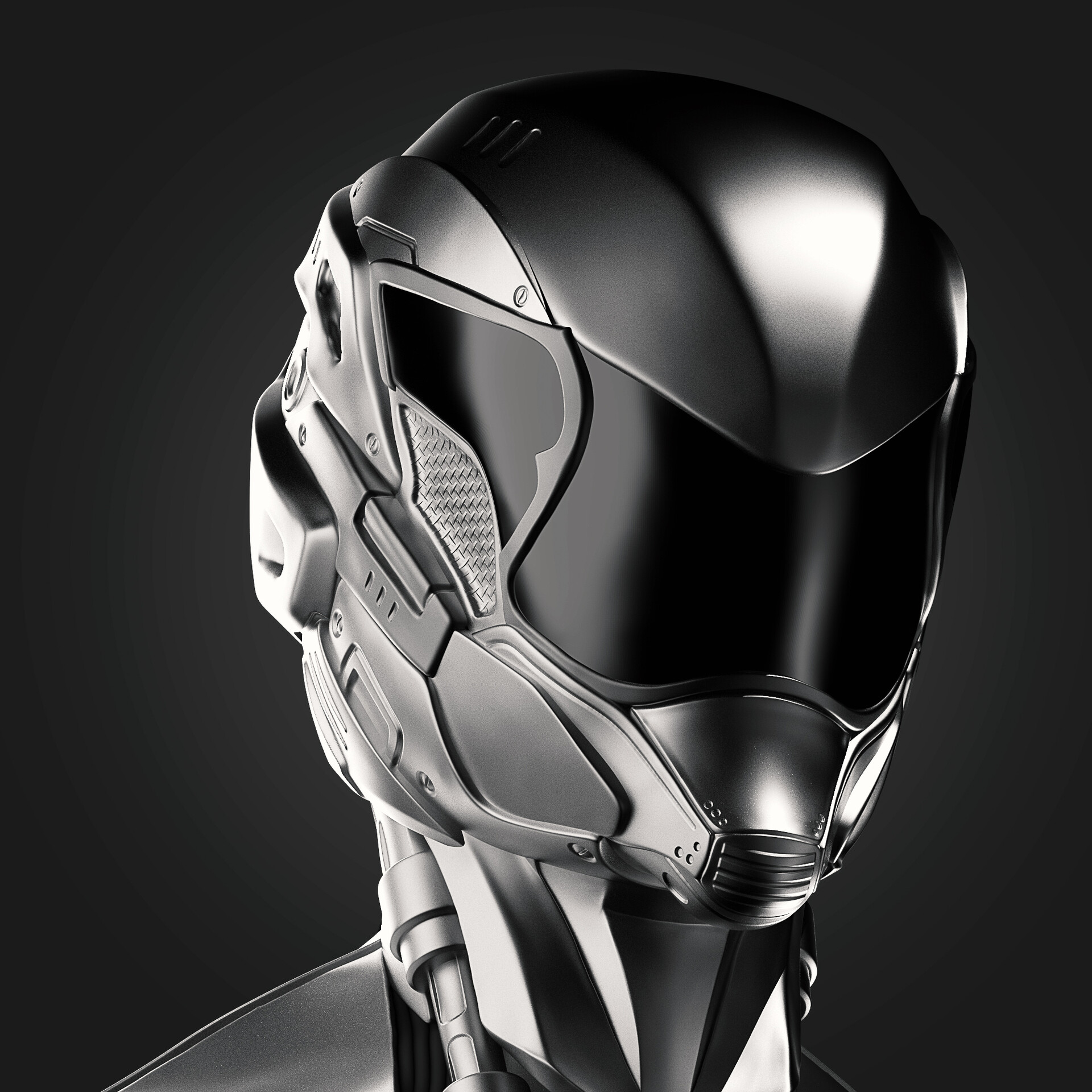 ArtStation - Mechanic Helmet