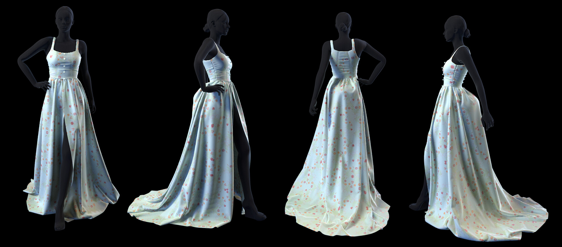 Manon Devaux - Lena Mahfouf met gala dress