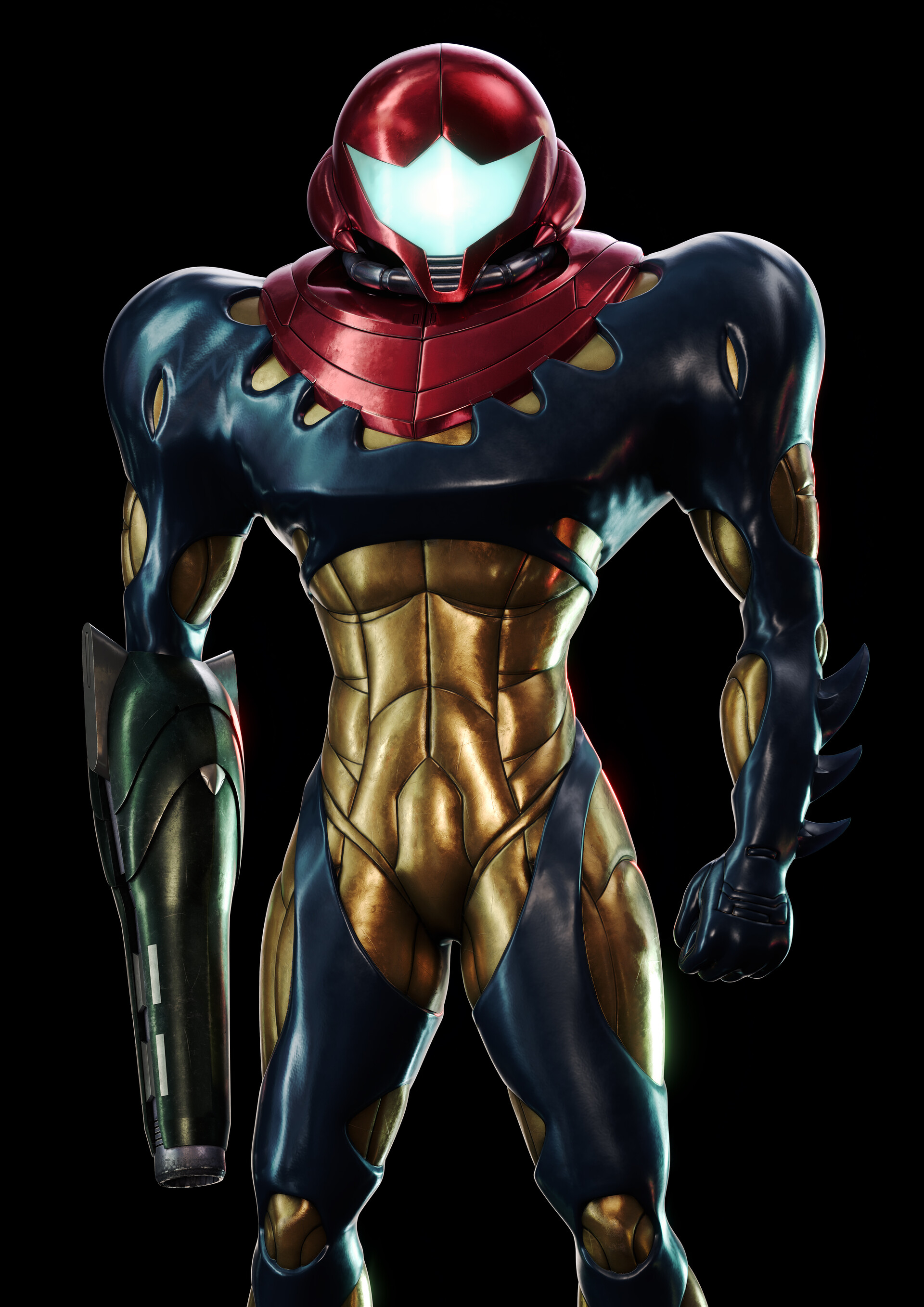 Gamecube Metroid Prime Samus Fusion Suit Helmetless T - vrogue.co