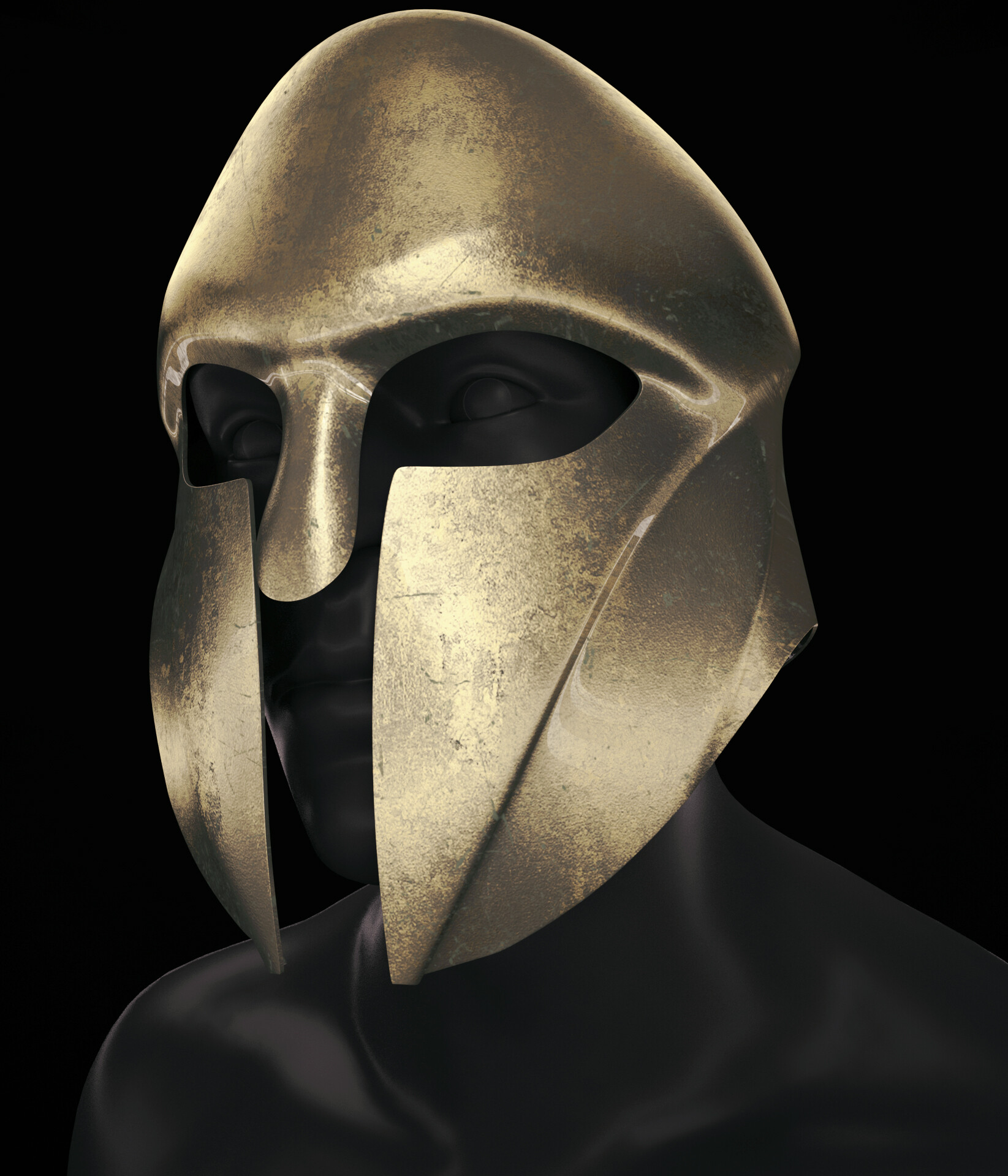 ArtStation - Greek Helmet
