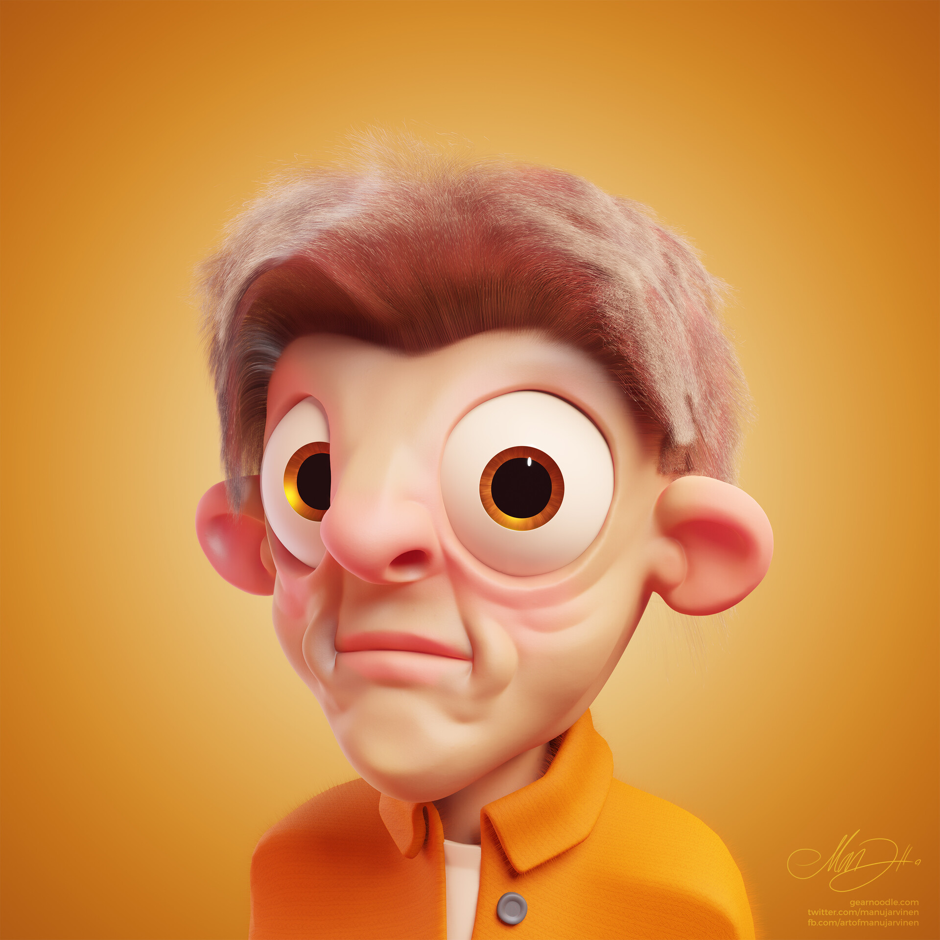 ArtStation - Groom test 1