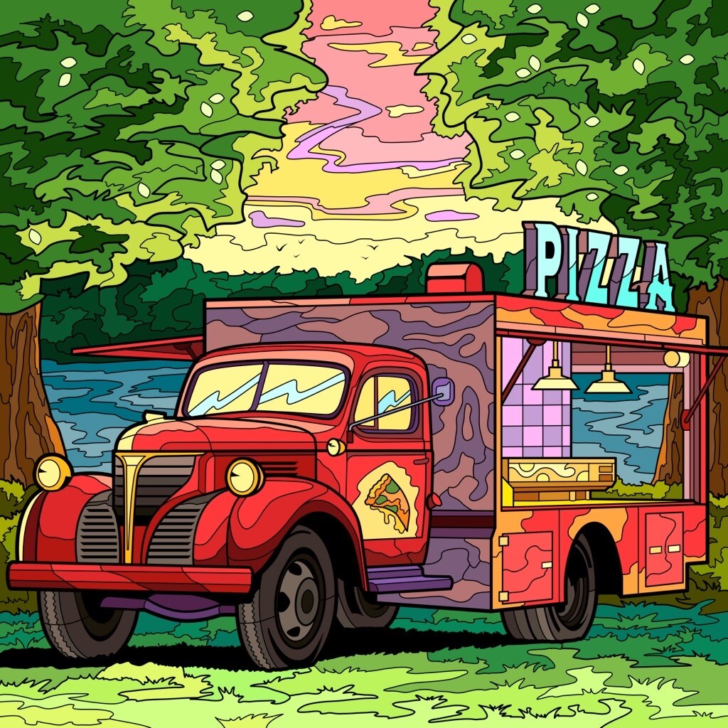 ArtStation - Pizza Truck