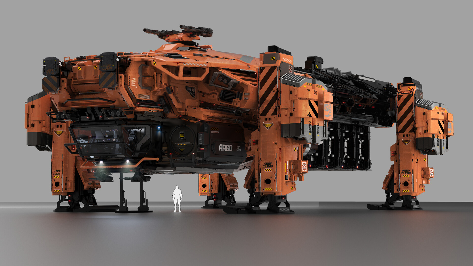 Gavin Rothery - Argo RAFT Hazardous Materials Transport Ship