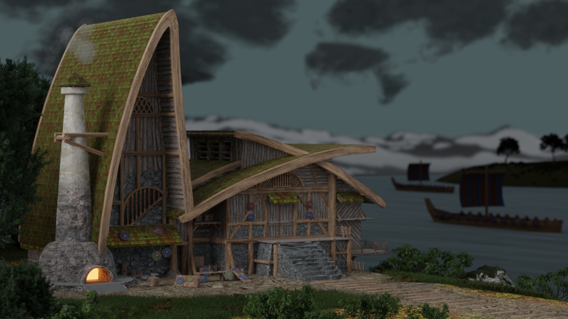 ArtStation - Viking House