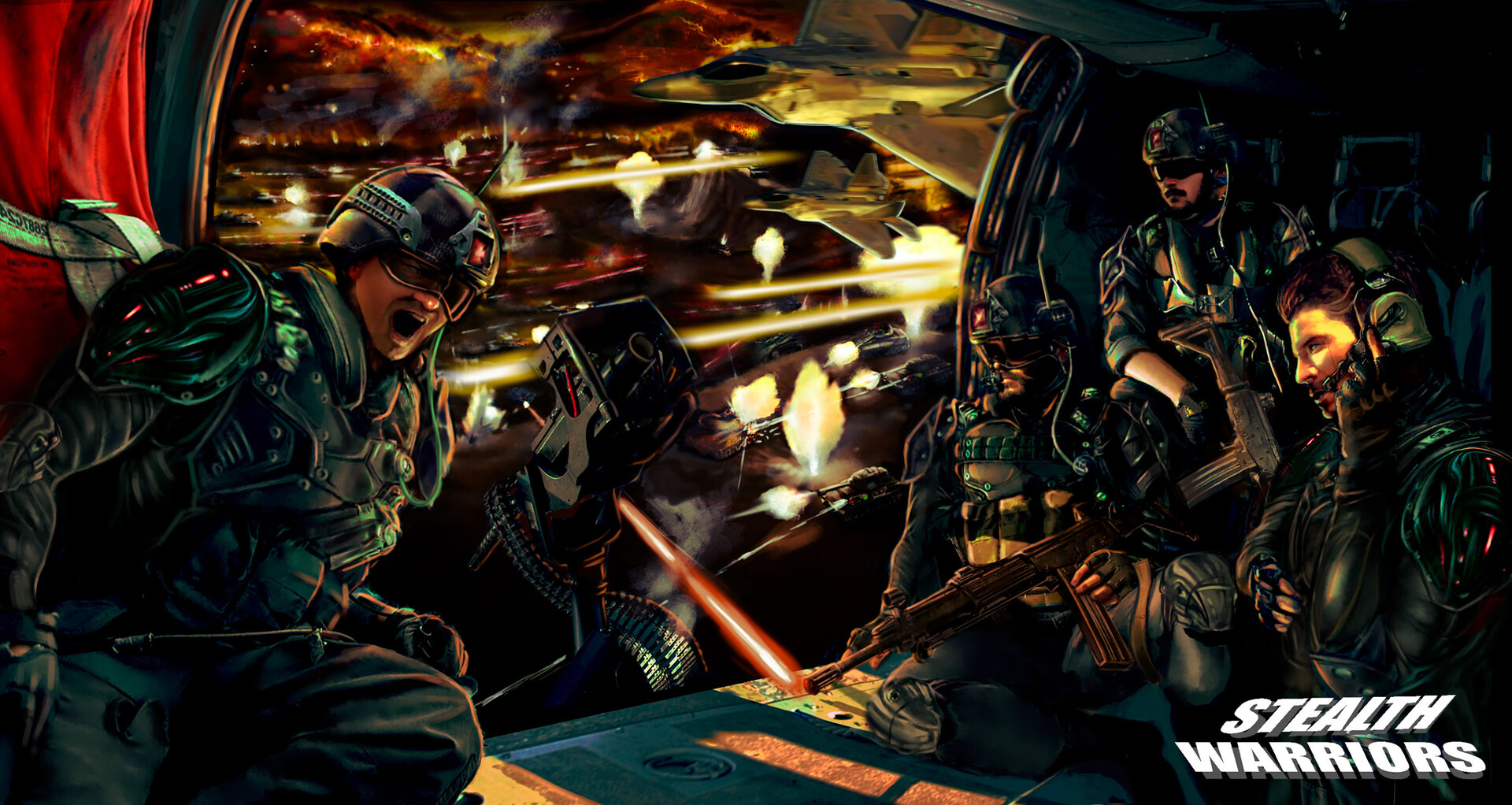 ArtStation - Stealth Warriors