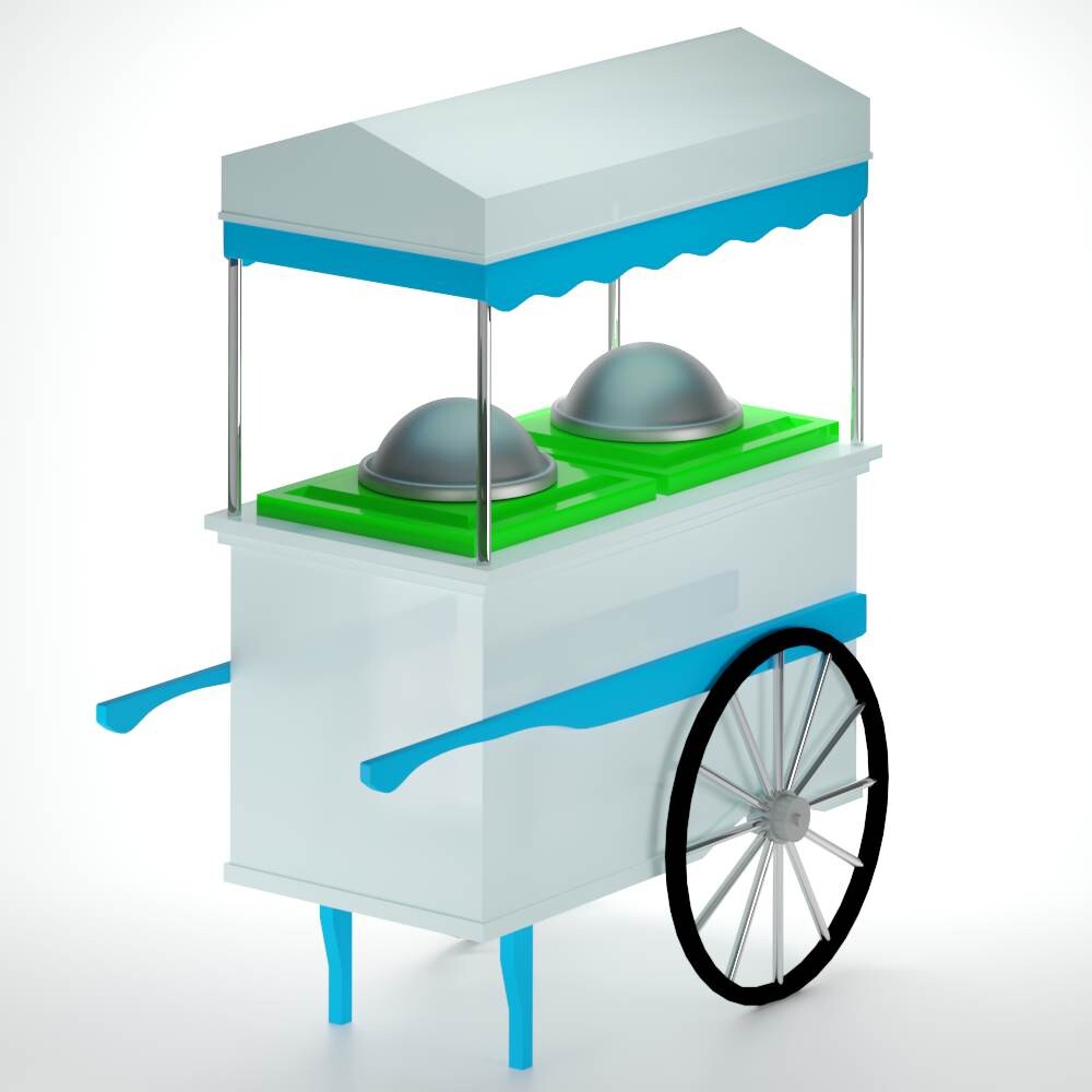 ArtStation - Ice cream cart
