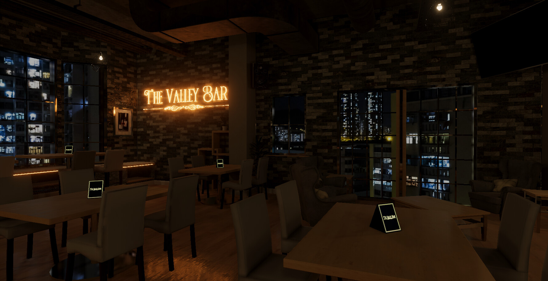 ArtStation - The Valley Bar