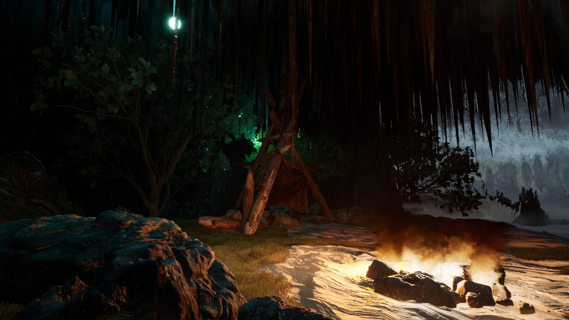 ArtStation - Cliffy cave