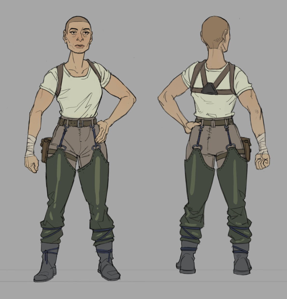 Tiana Oreglia - Swampland Character designs