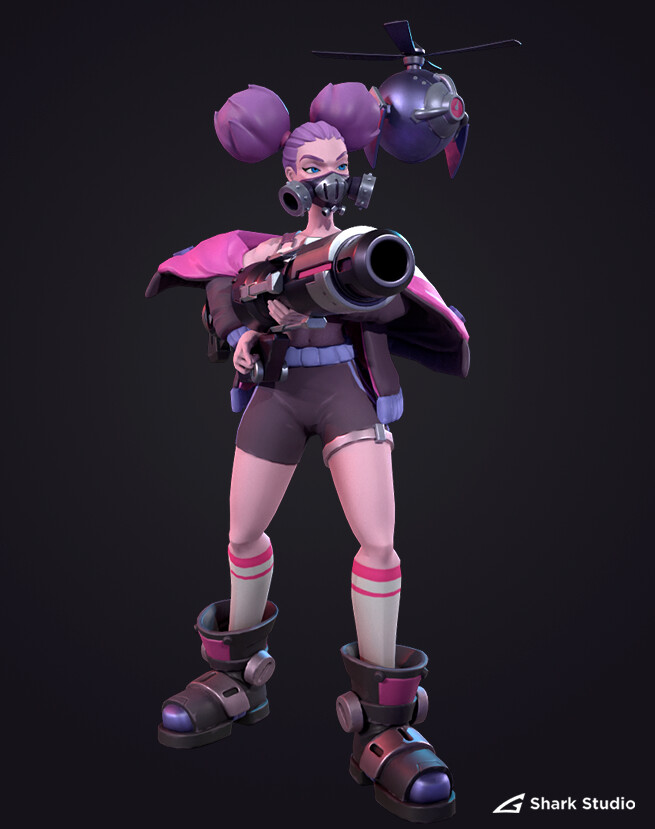 Shark Studio - The Assault rifle soldier