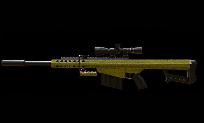 ArtStation - Game ready Barrett M82