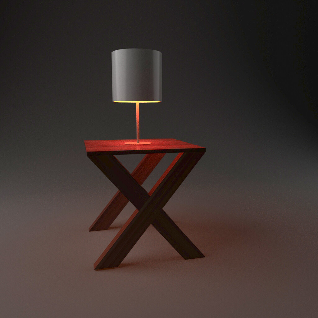 ArtStation - Auto Desk MAYA Lamp Model