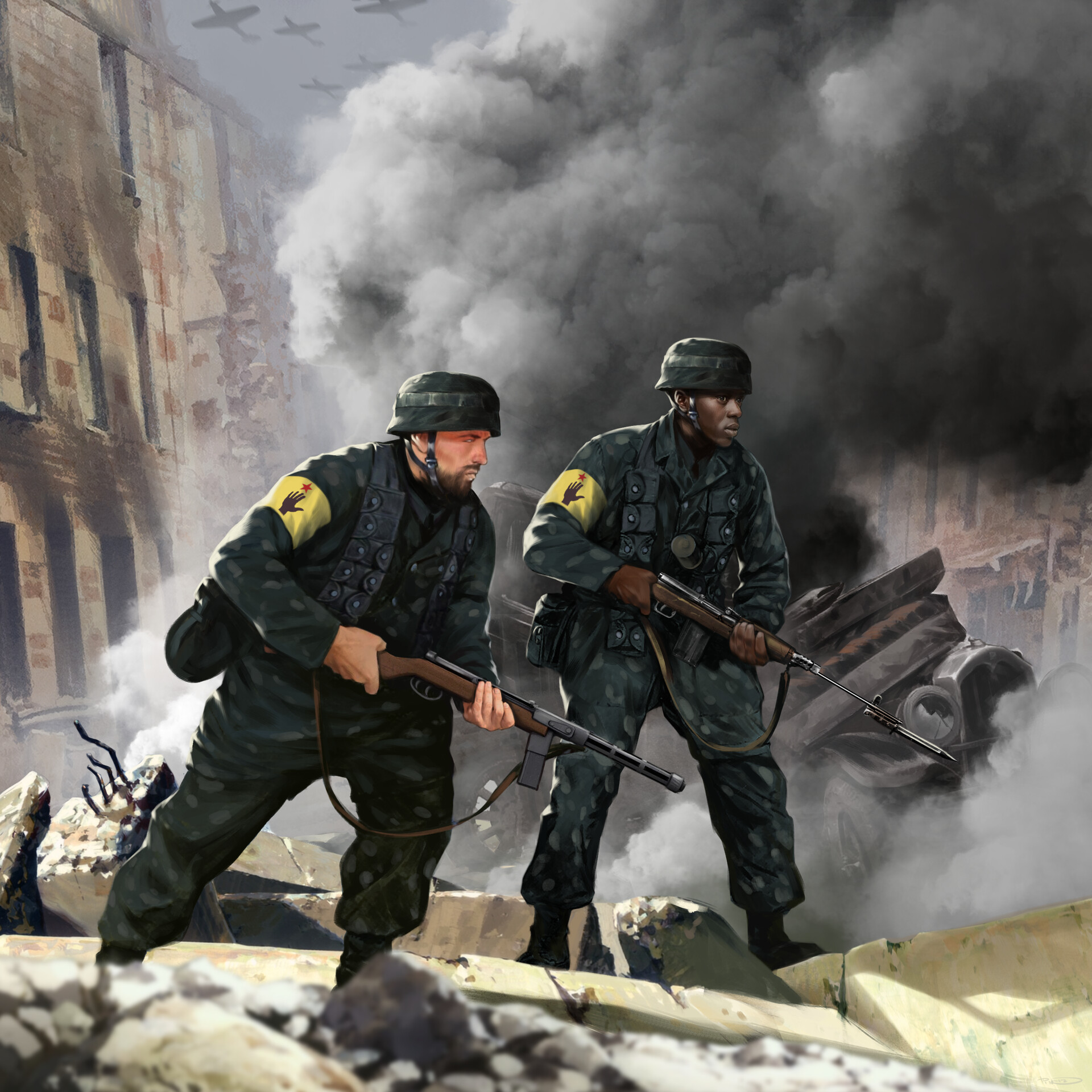 ArtStation - UACR paratroopers