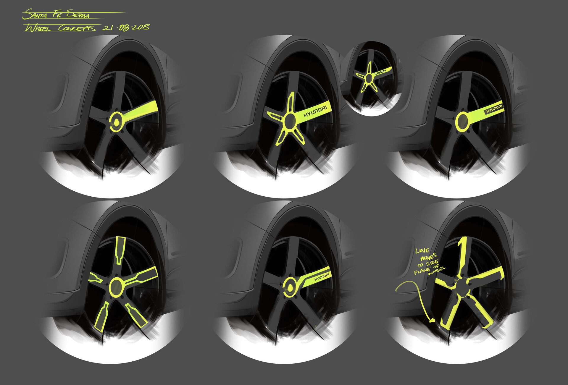 ArtStation - Wheel Graphic Concepts, Santa FE Sema '13