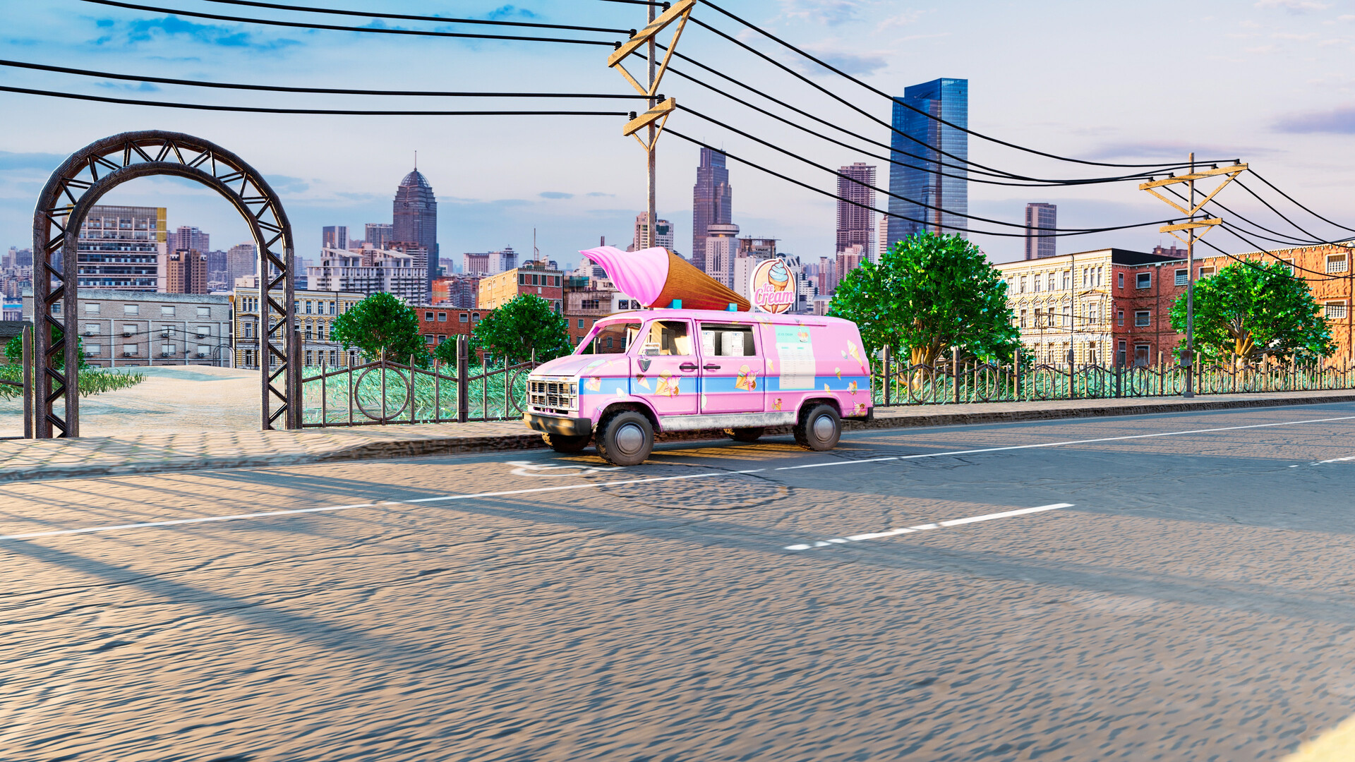 ArtStation - Ice cream van