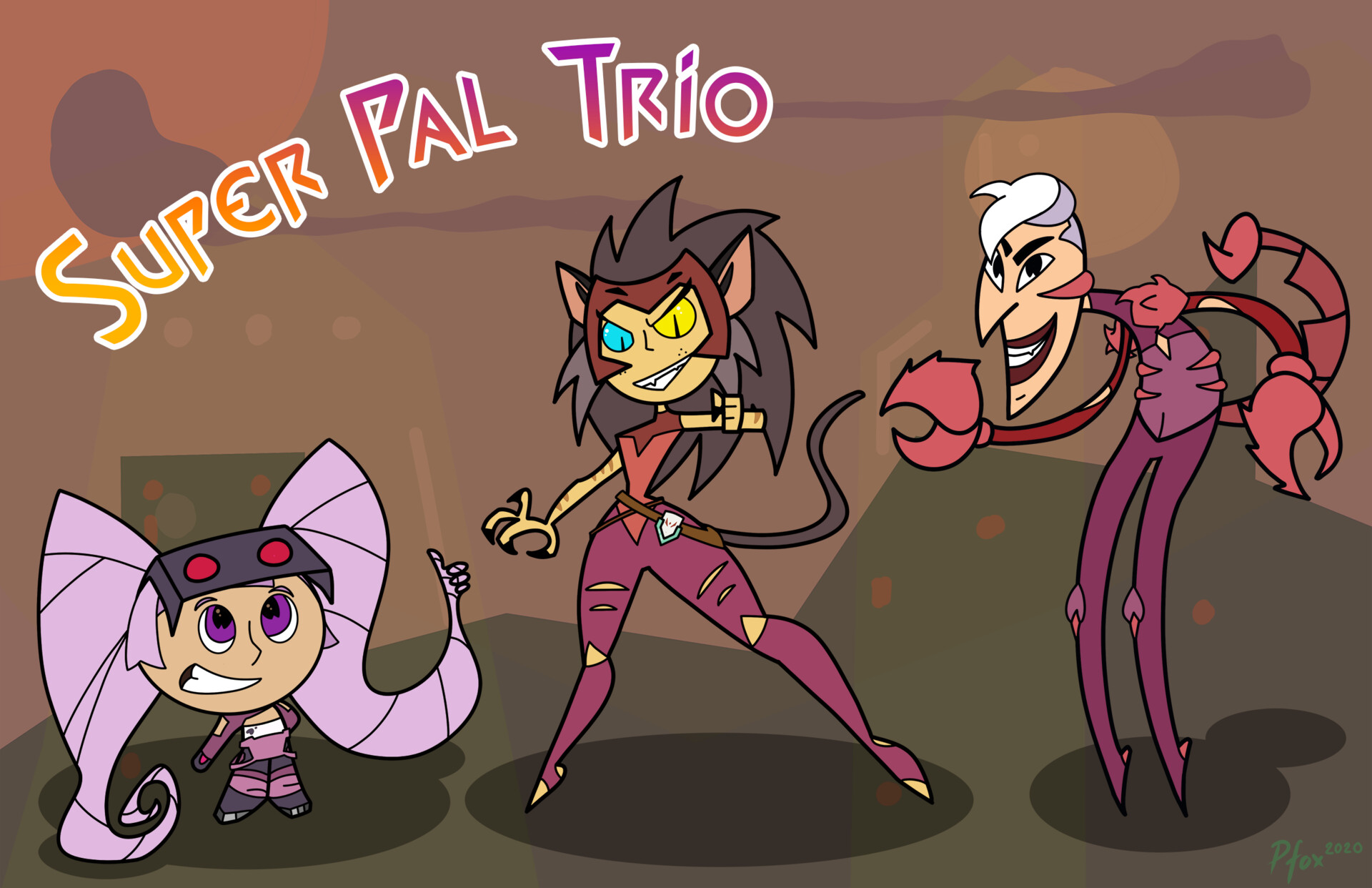 ArtStation - Super Pal Trio