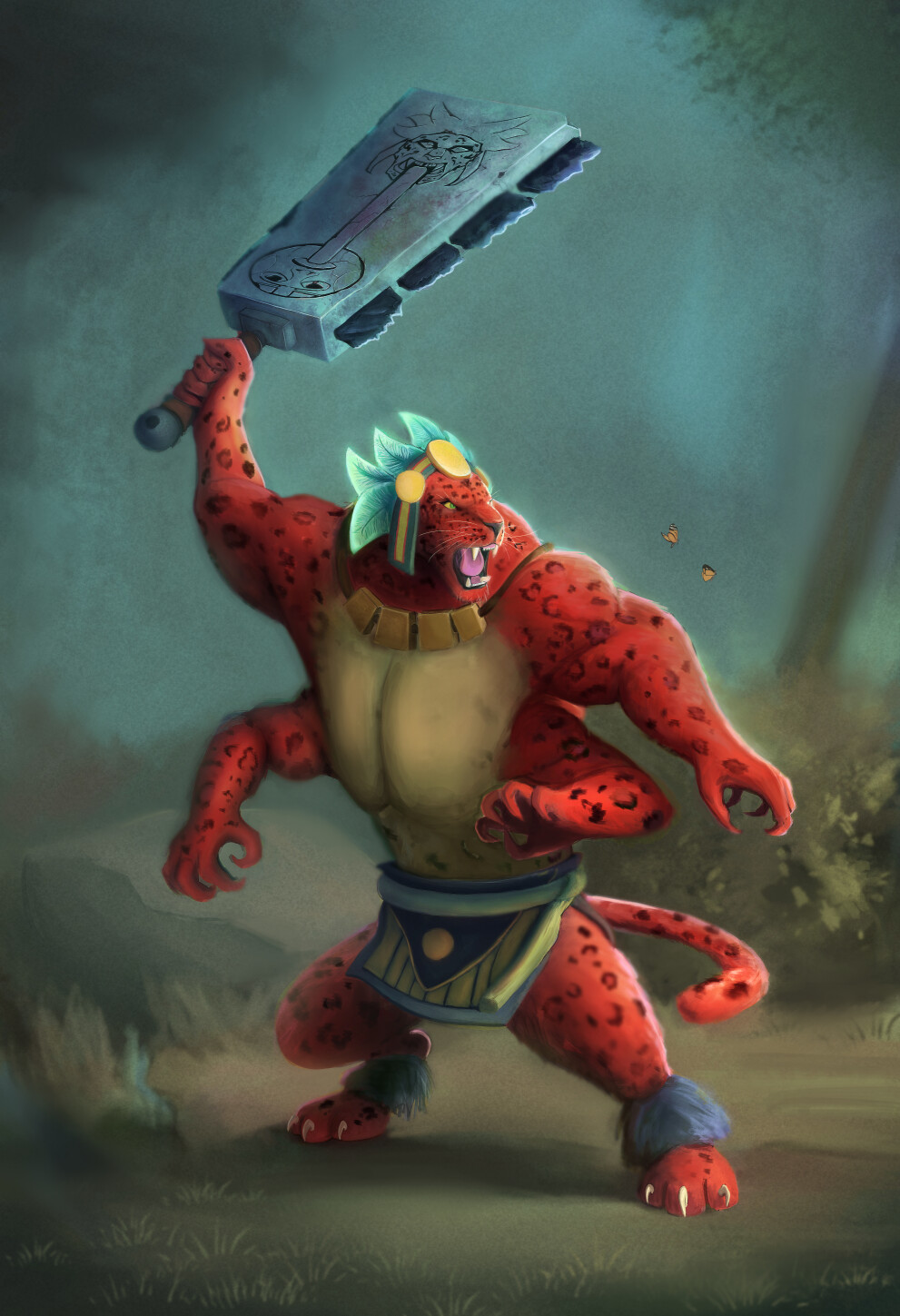 ArtStation - DPS Challenge Jaguar Boss