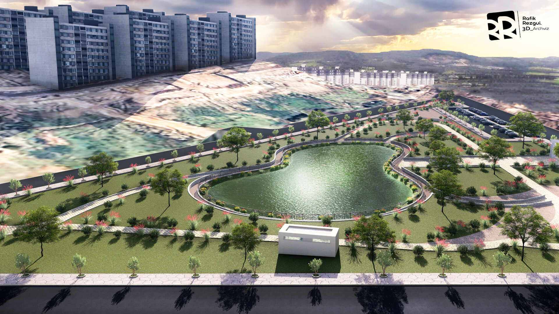 ArtStation - Quick landscape design project.