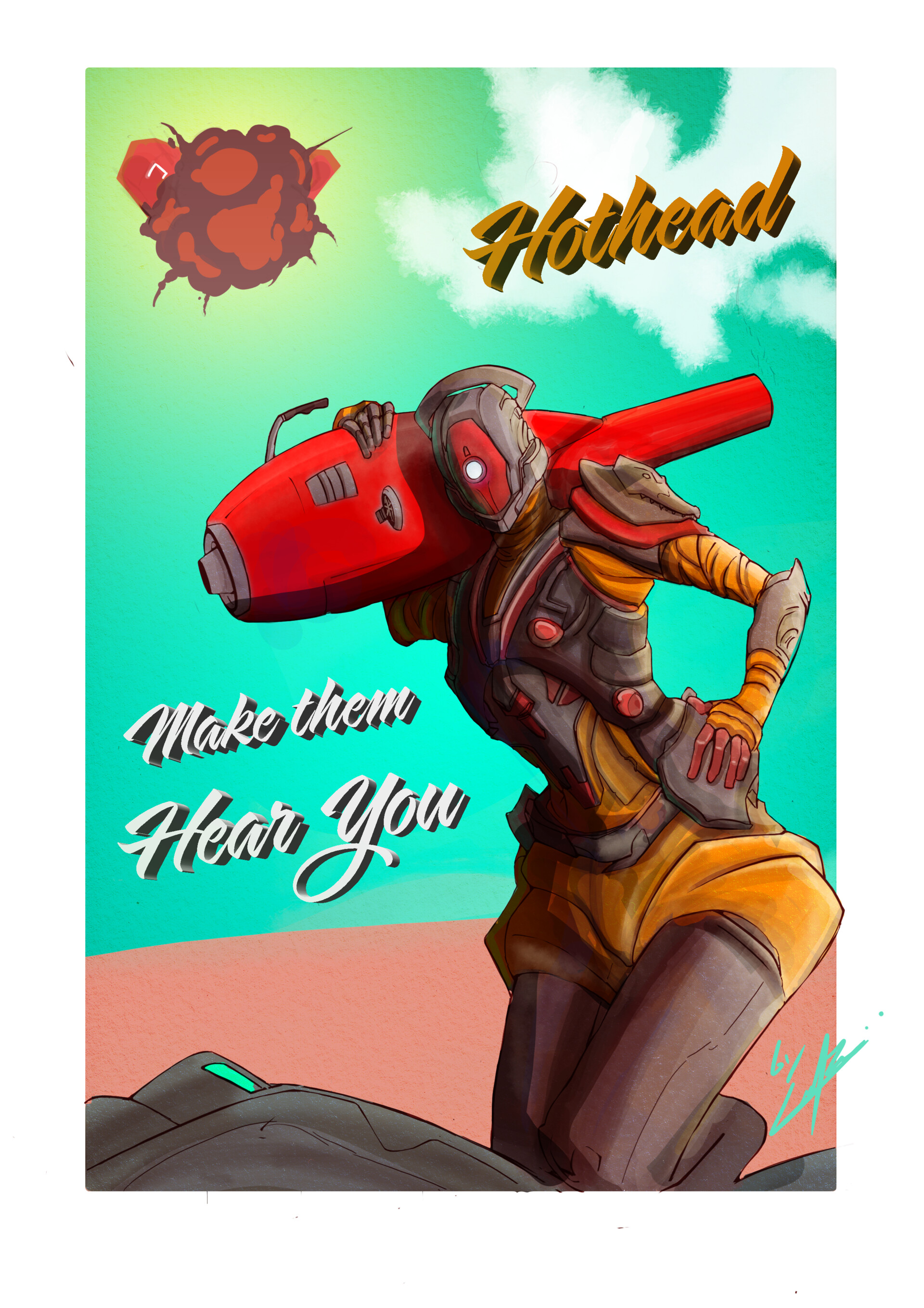 ArtStation - "Hothead"