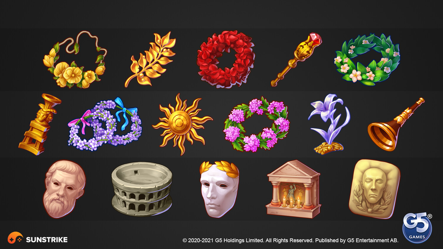 SunStrike Studios - Art icons