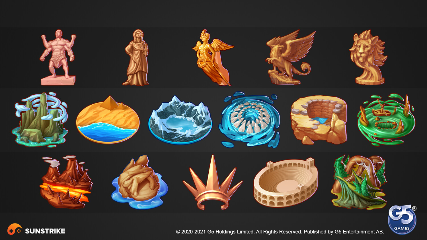 SunStrike Studios - Art icons