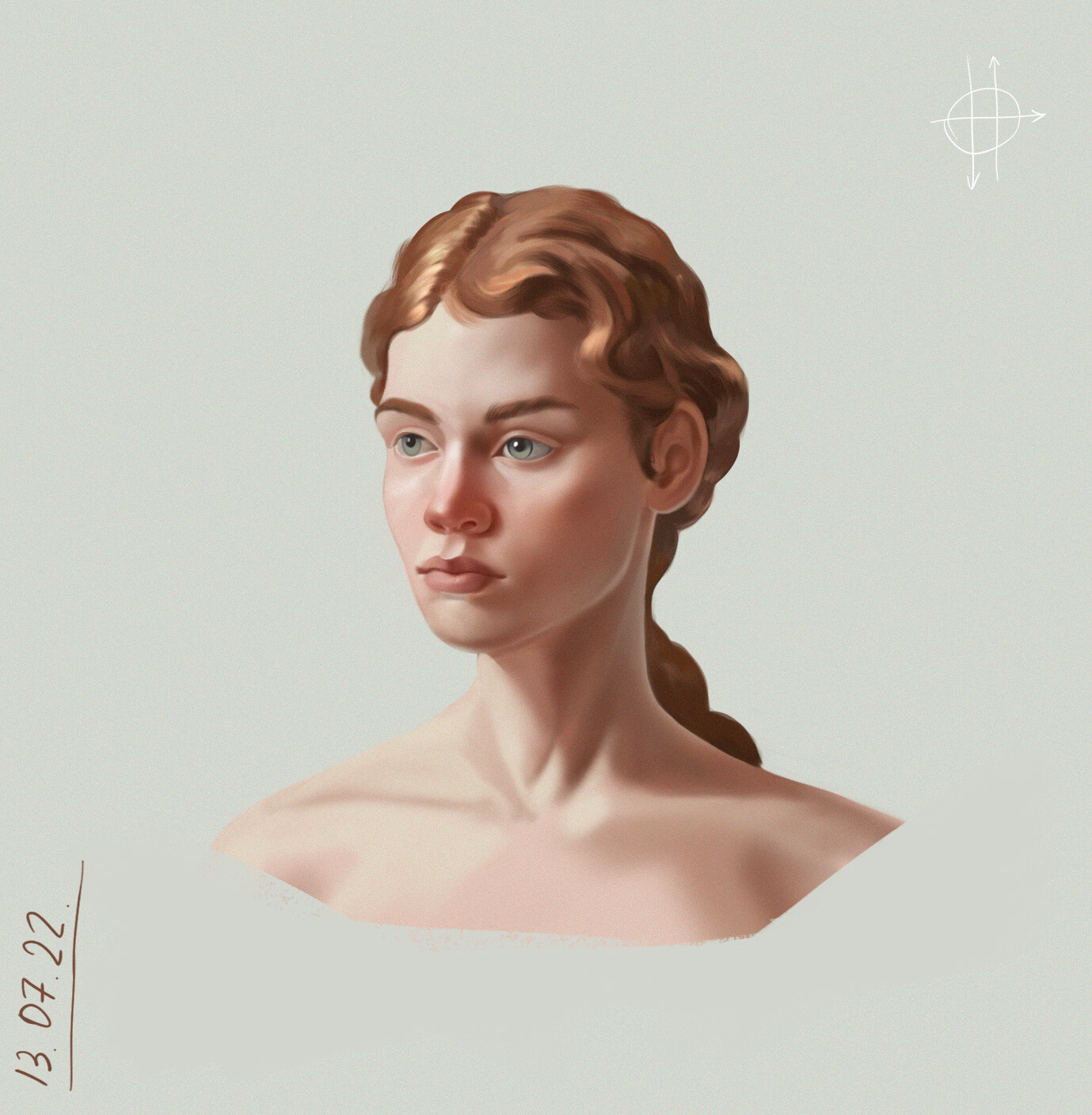 ArtStation - Portrait study number